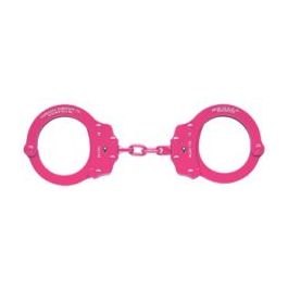 Peerless Handcuffs Peerless Model 750 Chain Link Handcuffs - Pink Finish
